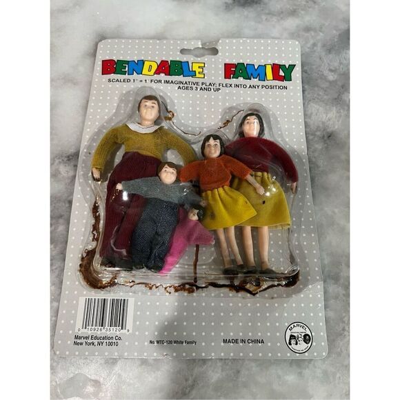 No Brand | Toys | Vintage Bendablefamily Figures Dolls Asian Toy Marvel ...